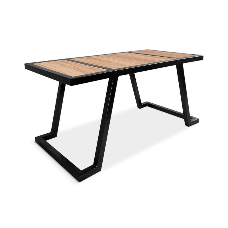 Mesa De Centro Retangular Sala Mdf Coimbra Preto e Jade - Genus Móveis ...