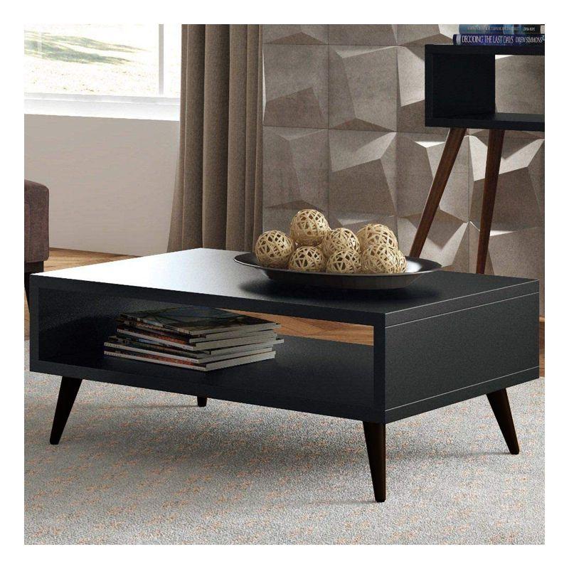 Mesa De Centro Sala de Estar Lucky Rack - Com Nicho porta Revistas ...