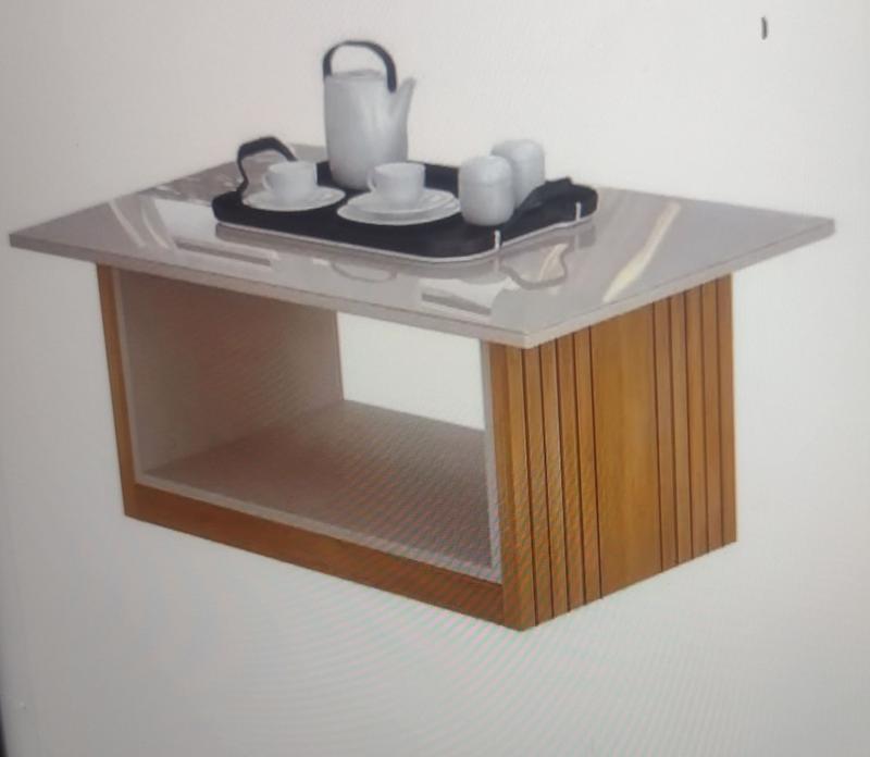 Mesa de centro Veneza cinamomo off white - Vezzo móveis - Mesa de ...