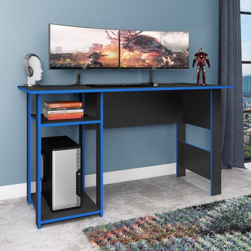 Mesa de Computador Gamer com Suporte para CPU Fellicci - Mesa Gamer ...