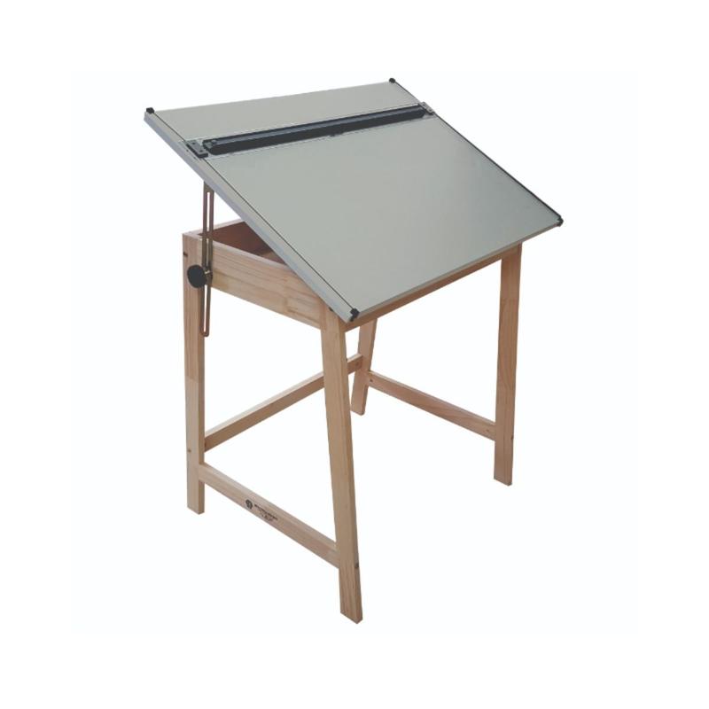 Mesa de Desenho Trident Universitaria 80x60cm c/ Regua Paralela ...
