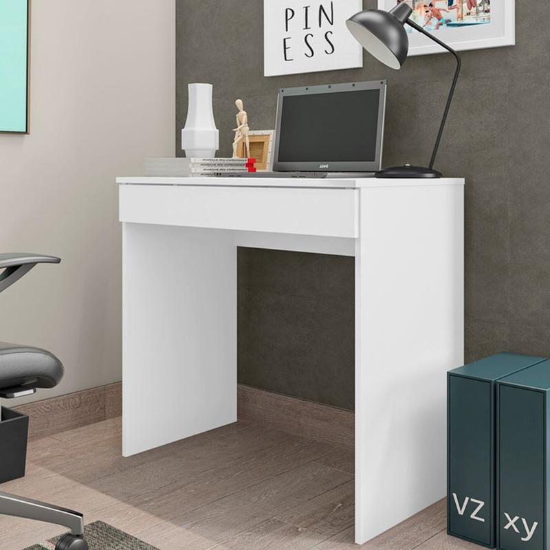 Mesa de Notebook Alexia Branca Com Gaveta - Belliv Decor - Belliv Decor ...