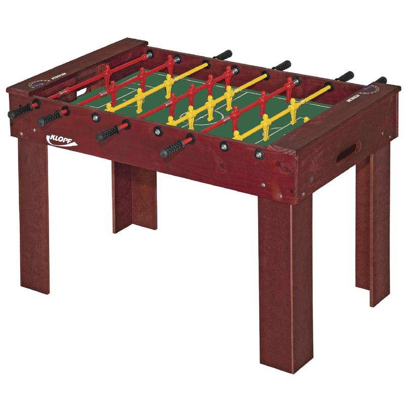 Mesa De Pebolim Varões Embutidos Cerejeira Klopf Cód 1071 - Pebolim ...