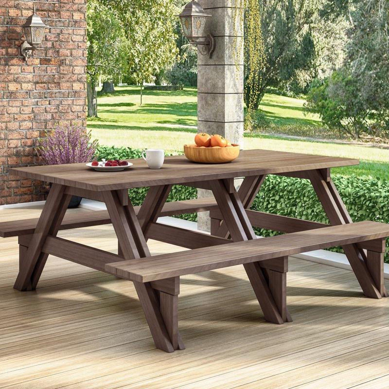 Mesa de Picnic em Madeira Plástica In Brasil Itaúba - Outros Móveis ...