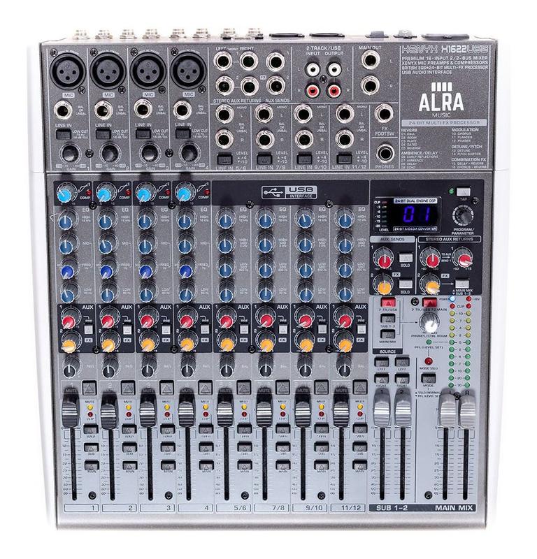 Mesa De Som Mixer X1622 Usb 16 Canais Entradas Bivolt - BEHRINGER ...