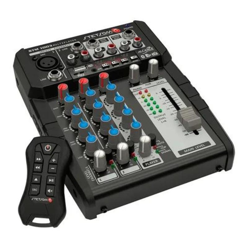 Mesa de Som Stetsom STM1003 3 Canais Multiplayer USB - Mesa de Som ...