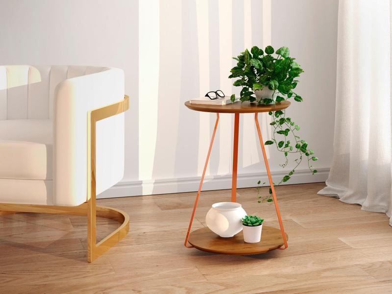 Mesa Decorativa para Canto Sofá Sofia - Compre Aqui - Sofá de Canto ...