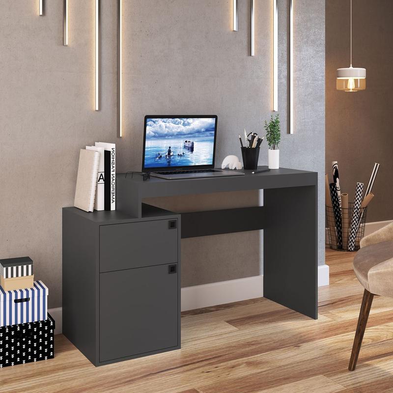 Mesa Escrivaninha Office Trevalla OB-004 1 Porta 1 Gaveta ...