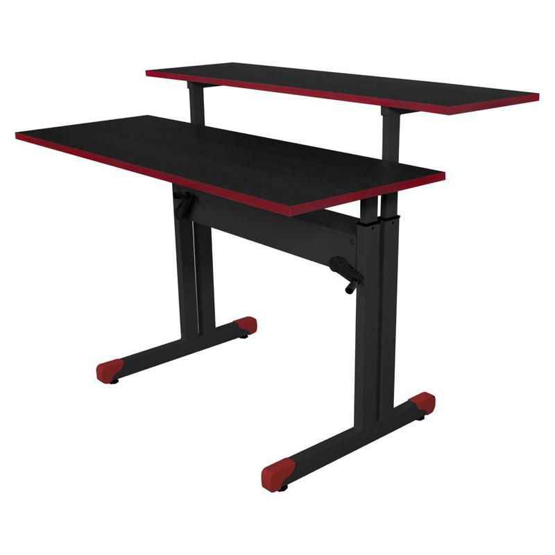Mesa Gamer Connect Pro com Regulagem de Altura Detalhe Vermelho - Wp ...
