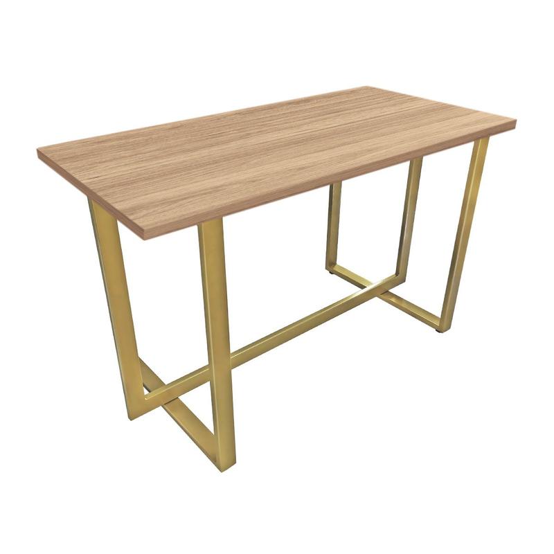 Mesa Halden 1,20m x 0,60m - Dourado/Jade - Genus Móveis - Outros Móveis ...
