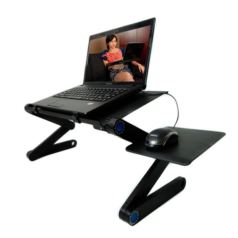 Mesa Notebook Multifuncional Alumínio Com Cooler T8 - PDIMPORT - Mesa ...