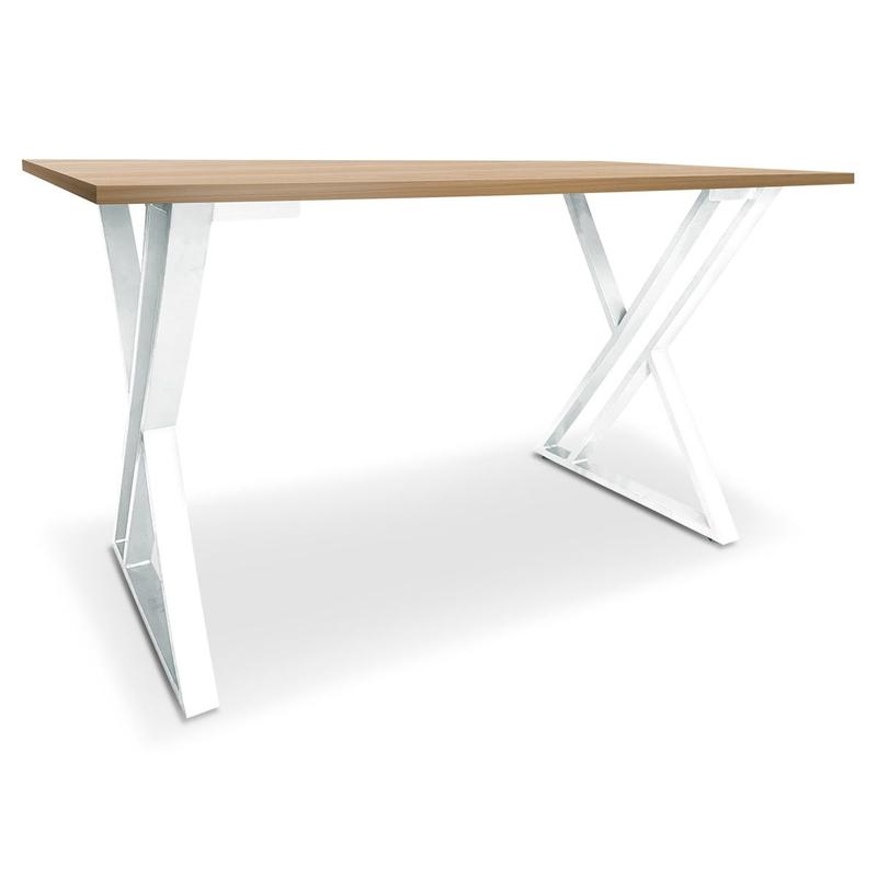 Mesa P/ Escritório Jantar Gamer Tampo 1,00x0,60 Qatar Branco/Jade ...