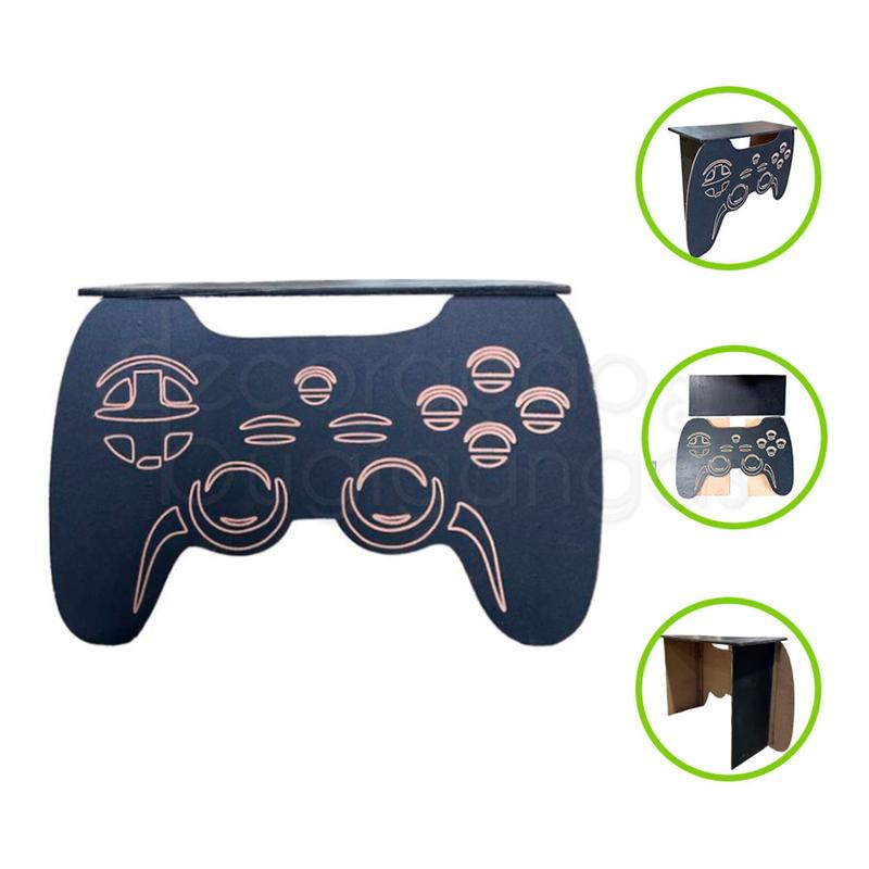 Mesa para Decoração Gamer MDF Dobrável - Decoração & Bugigangas - Mesa ...