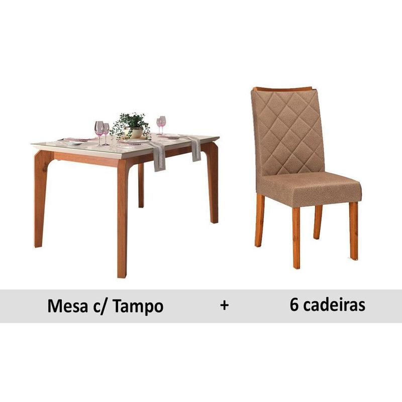 Mesa Rouge Tp Vd 170+6 Cad Golden/Sara Rustico Terrara/Off White/Pecan ...
