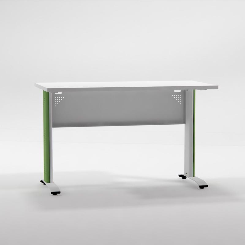 Mesa Secretaria 1.2 M Aretto Pandin Branco e Verde Miro - Outros Móveis - Magazine Luiza