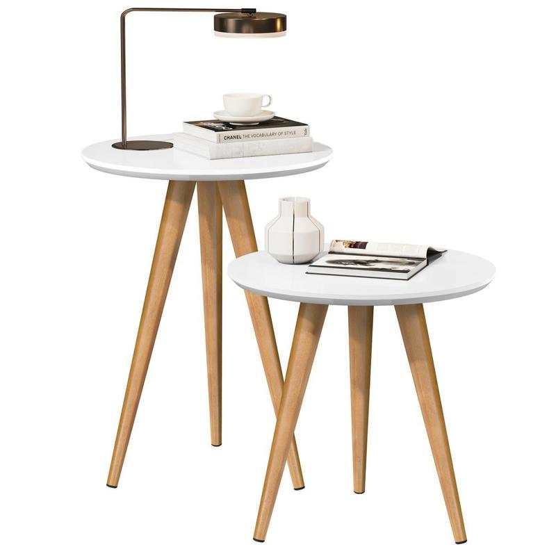 Mesinhas Lateral Sofá Cama Jogo Apoio Cantinho Café Moderna - DWR ...