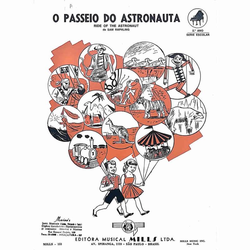 Método Partitura Piano - O PASSEIO DO ASTRONAUTA - Sam Raphling ...