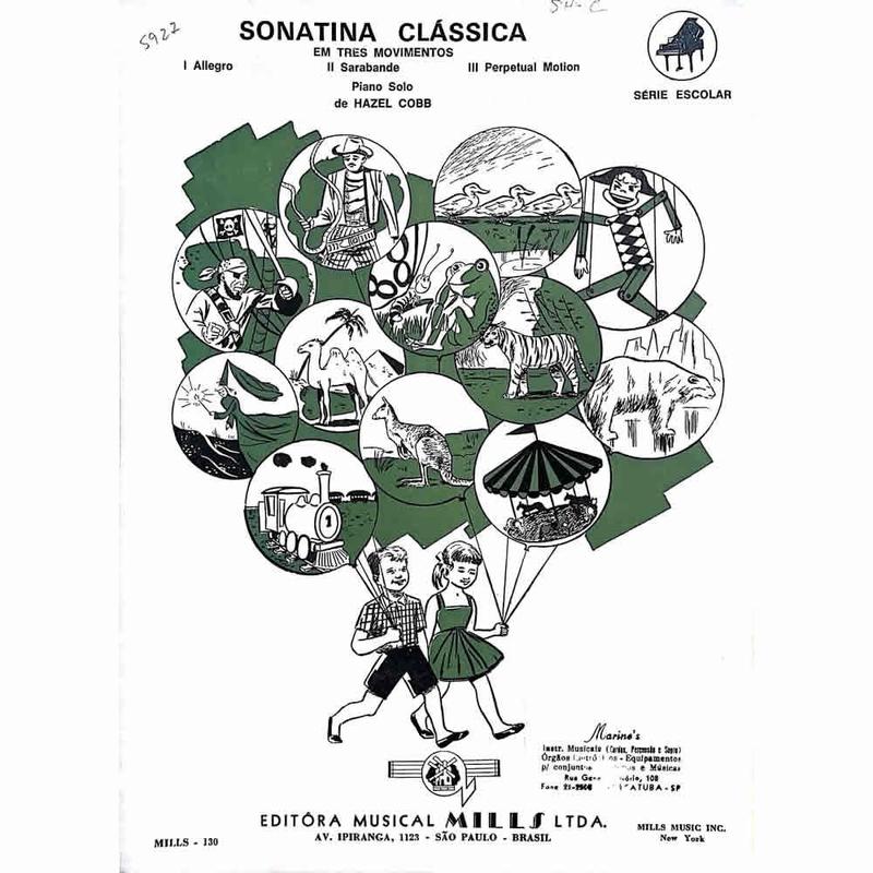 Método Partitura Piano - SONATINA CLÁSSICA EM TRÊS MOVIMENTOS - Hazel ...