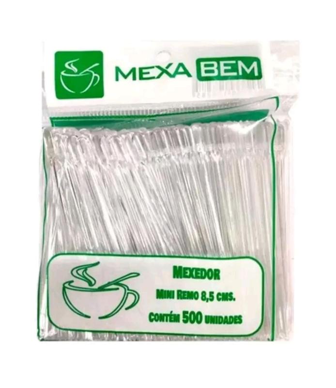 Mexedor de café 8,5cm Mexa Bem Caixa Fechada com 10 Pacotes de 500 ...