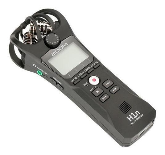 Mic Gravador Voz Profissional Digital Áudio Estéreo Zoom H1N ...