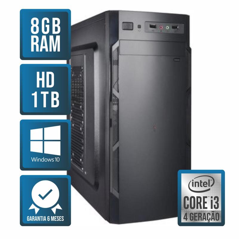 Micro Computador AVI Intel Core I3 4ª Geração - 8GB HD 1TGB - CPU ...
