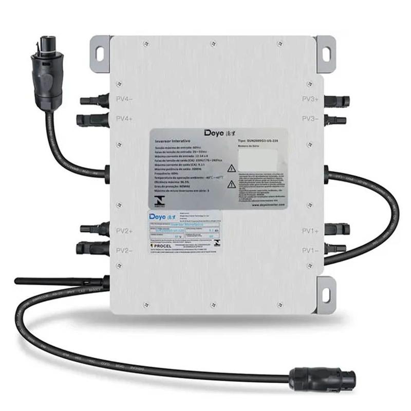 Micro Inversor Solar Deye 2kW 4MPPTs com WiFi - SUN2000G3 - Inversor ...