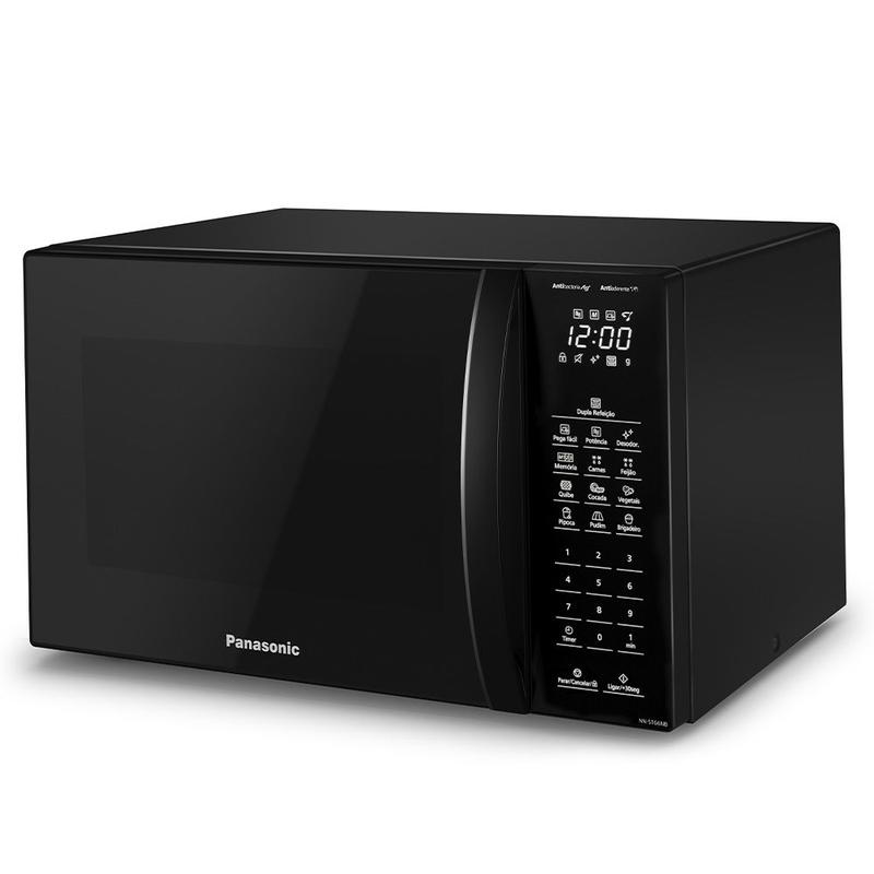 Micro-ondas 34L Panasonic ST66NBRUN Função Dupla Refeição e Tecnologia ...