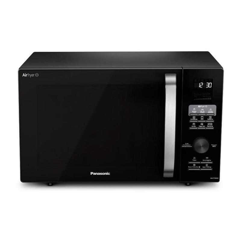 Micro-Ondas Panasonic 30 Litros 4 em 1 Função Airfryer Preto CD89NBRUN ...