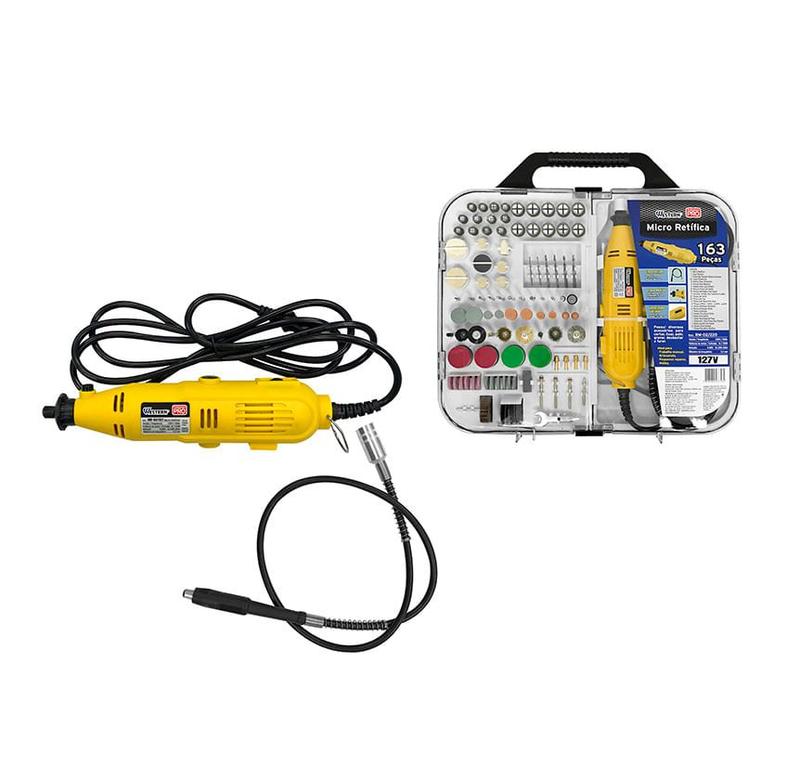 Micro Retífica 163 Peças Western - Kit para Micro Retífica - Magazine Luiza