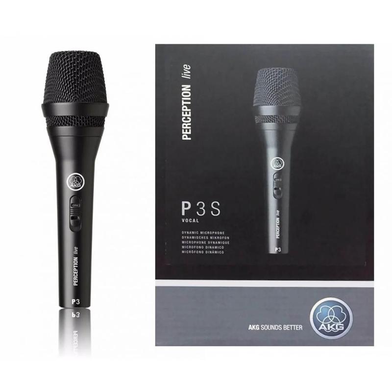 Microfone Akg P3 S Cardióide Preto - Harman - Microfone Dinâmico ...