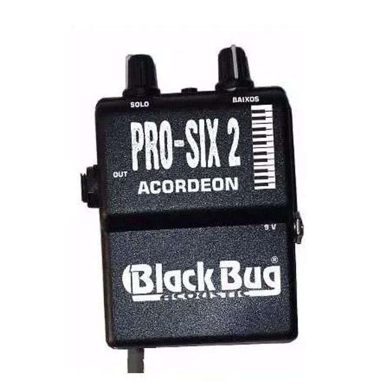 Microfone Captador Acordeon Prosix2 Mic Black Bug - Microfone Dinâmico ...