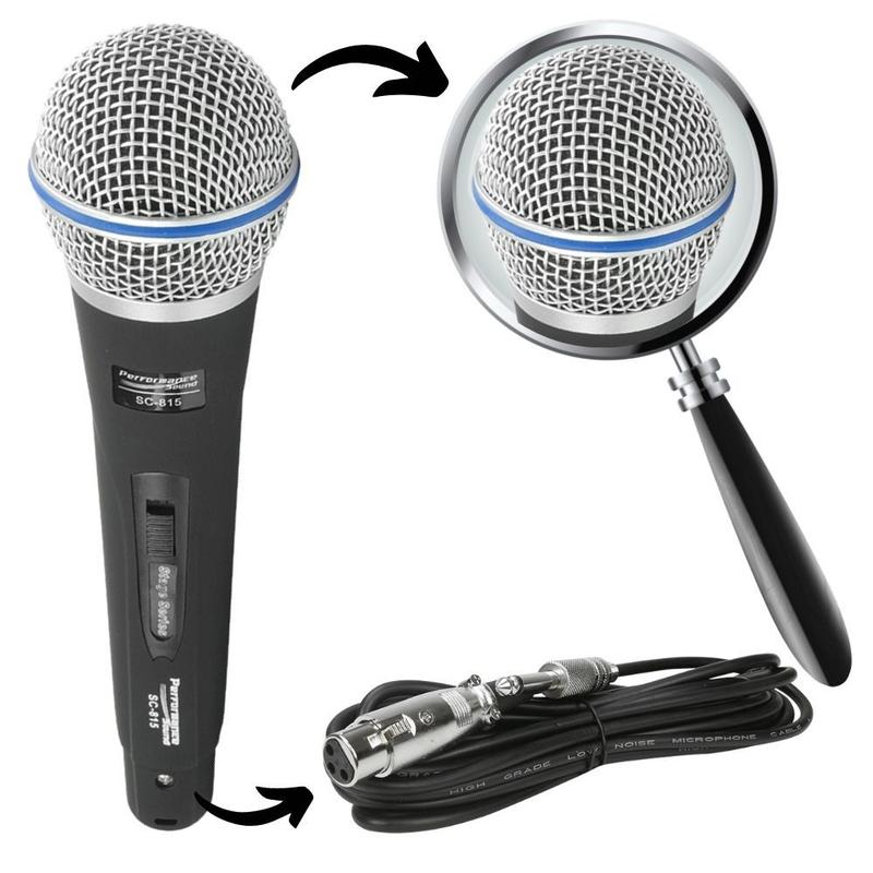 Microfone Com Fio Performance Sound Sc-815 Profissional Pix - Chipsce ...