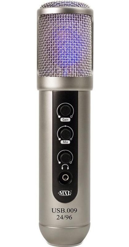 Microfone Condensador Digital Mxl Usb.009 24-bit/96khz - Microfone ...