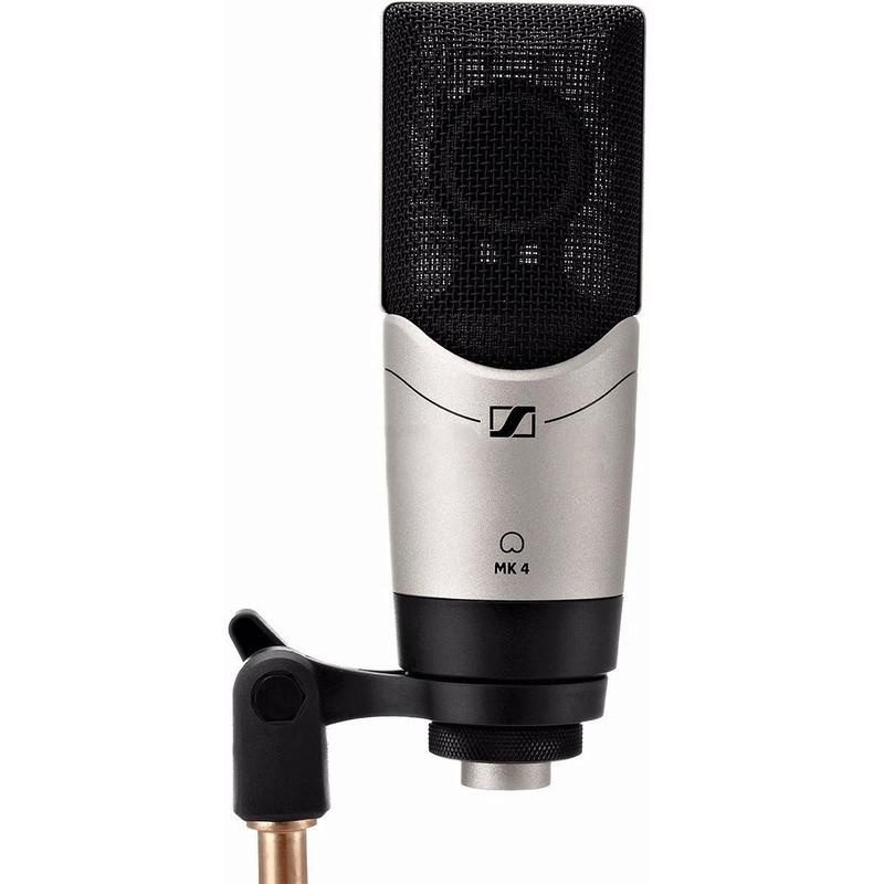 Microfone de Estúdio Sennheiser MK 4 Condensador Diafragma Largo XLR ...