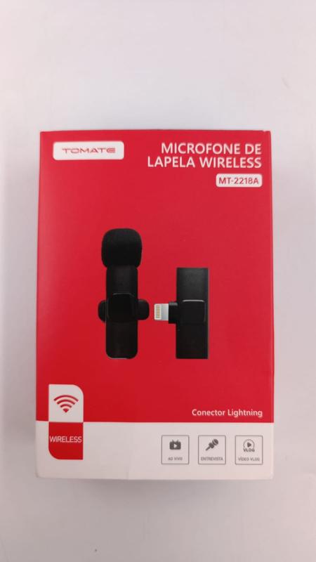 microfone de lapela wireless tomate MT-2218A - Microfone de Lapela ...