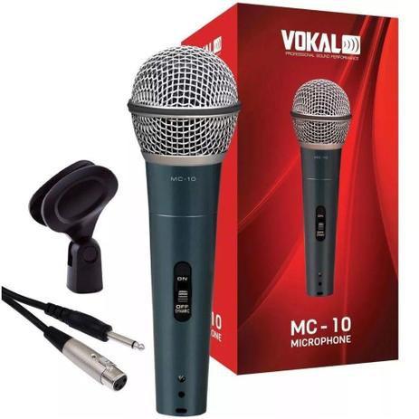 Microfone De Mão Dinâmico MC10 - VOKAL - Microfone Dinâmico - Magazine ...