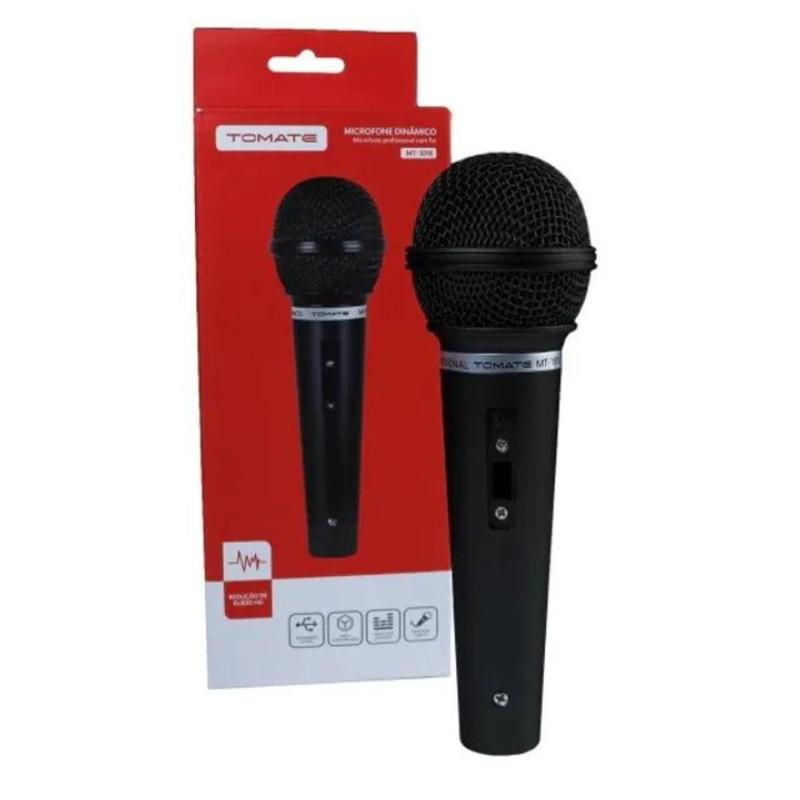 Microfone dinâmico karaokê para caixa de som profissional - Tomate ...
