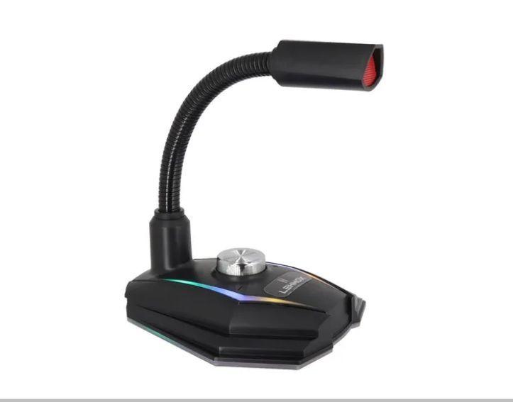 Microfone Gamer De Mesa Rgb para Jogos Gaming Plug & Play - Microfone ...