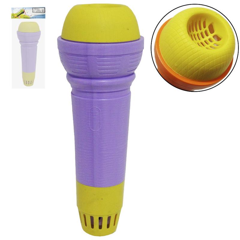 Microfone infantil micro eco fone colors na solapa - FUNNY TOYS ...