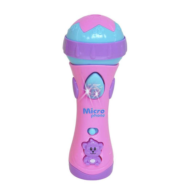 Microfone Infantil Para Bebês Com 12 Sons Musicais E Luz - DM TOYS ...