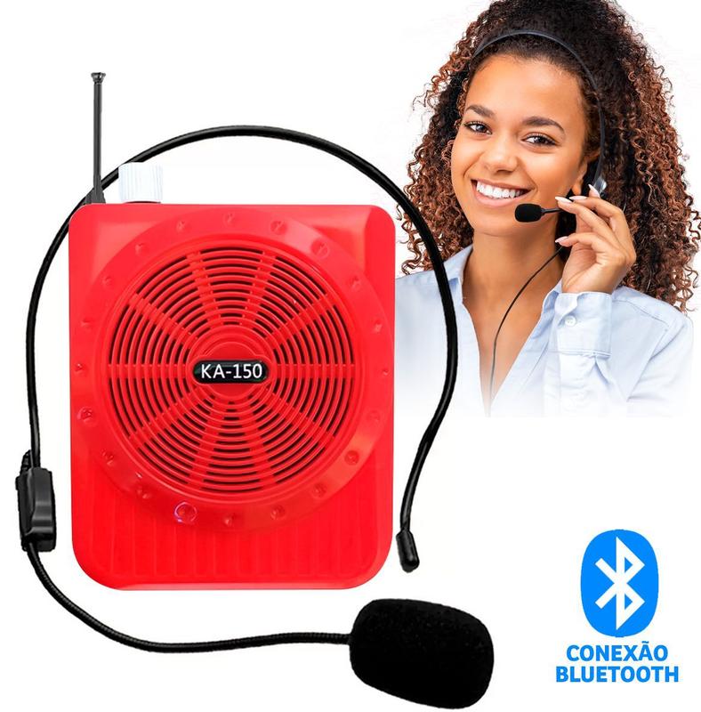 Microfone Lapela Caixa Amplificadora Professor Aula Palestra ...
