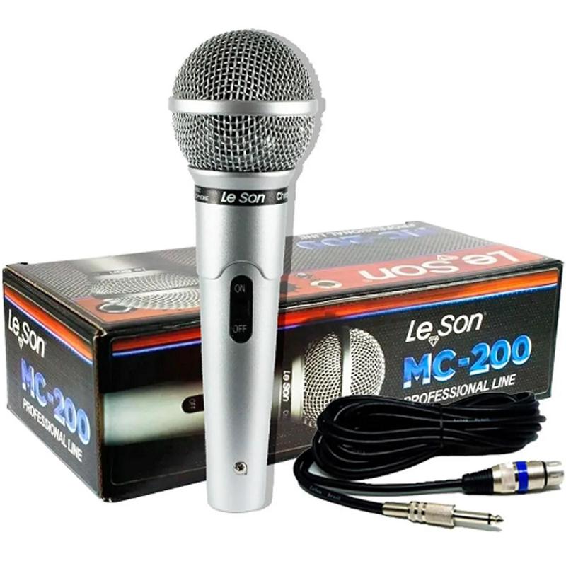 Microfone Le Son Mc-200 Dinamico Cardióide Profissional - LeSon ...