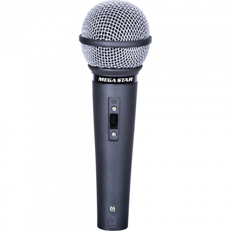 Microfone Mega Star DEH355 - Preto - Microfone Dinâmico - Magazine Luiza