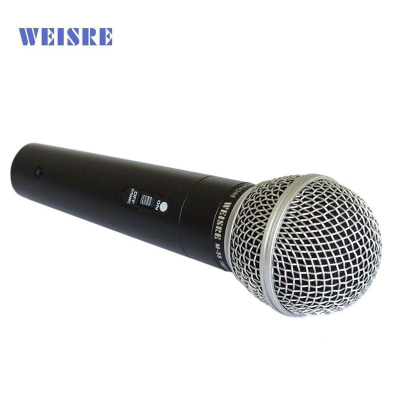 Microfone Profissional Cardioide Dinamico Estilo Shure SM-58 - Weisre ...