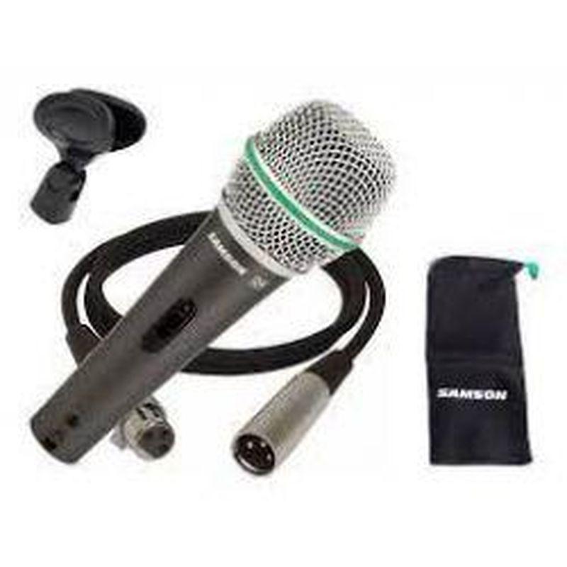 Microfone Samson Q4 Dynamic - Vila Brasil - Microfone Dinâmico ...