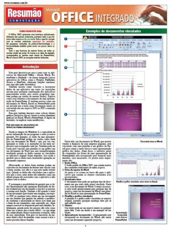Microsoft office integrado - BARROS, FISCHER & ASSOCIADOS - Livros de ...