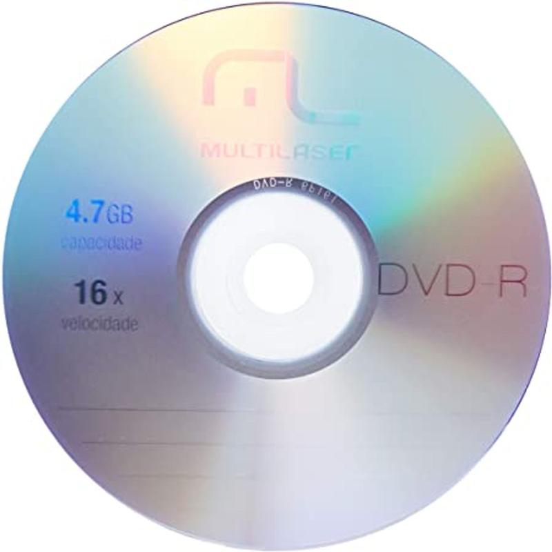 Mídia Dvd-R Multilaser unidades - DVD Virgem - Magazine Luiza