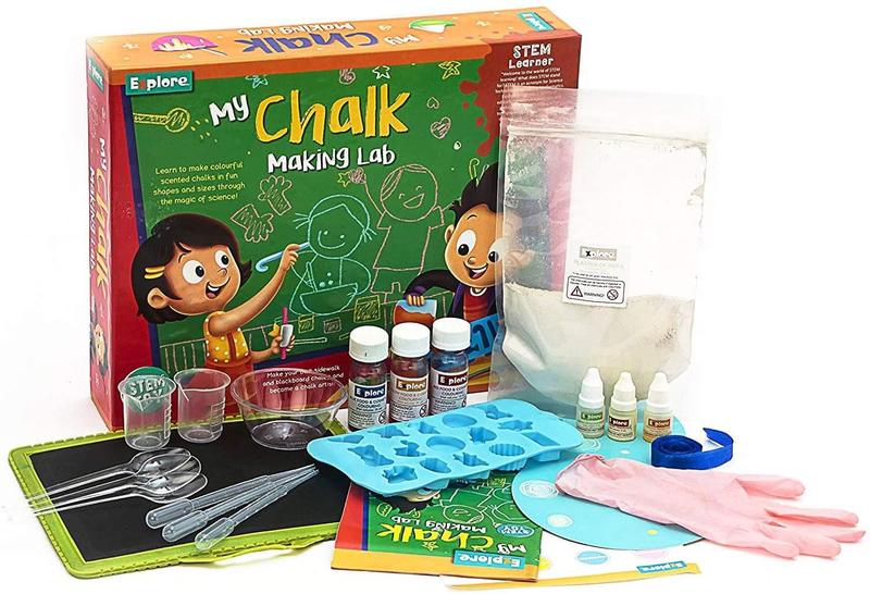 Mighty Mojo Explore STEM Learner My Chalk Making Lab DIY Kit ...