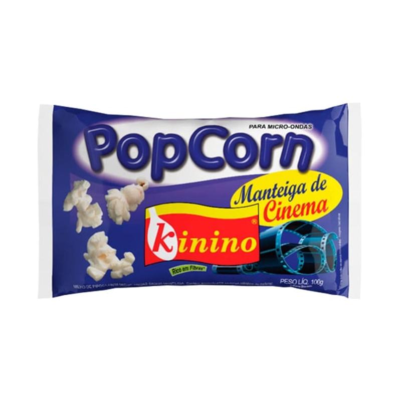 Milho de Pipoca Para Microondas Kinino 100g Sabores - Pipoca de Micro ...