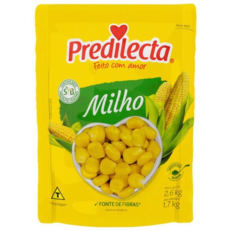 Milho Verde Predilecta Sache 1,7kg - Milho em Conserva - Magazine Luiza